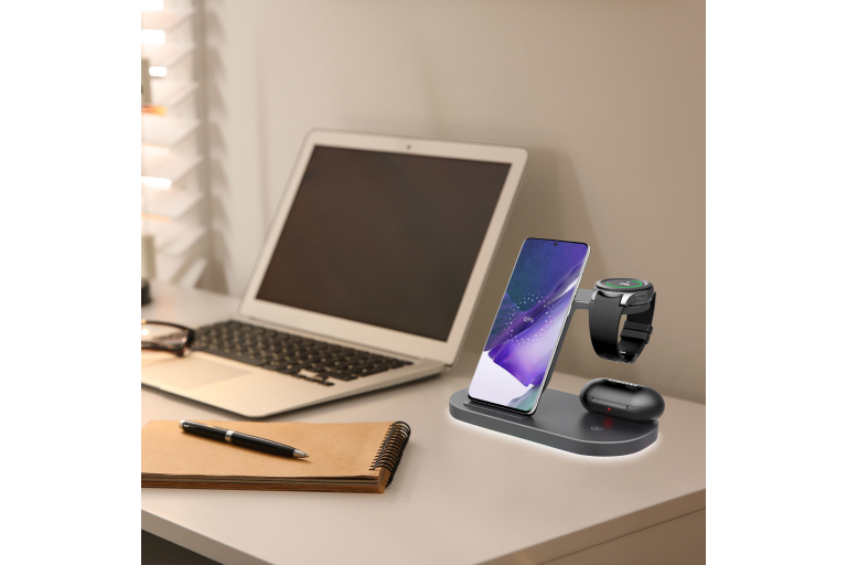 Buy Laser ChargeCore 3-in-1 Gen 2 Wireless Charging Station | Domayne AU