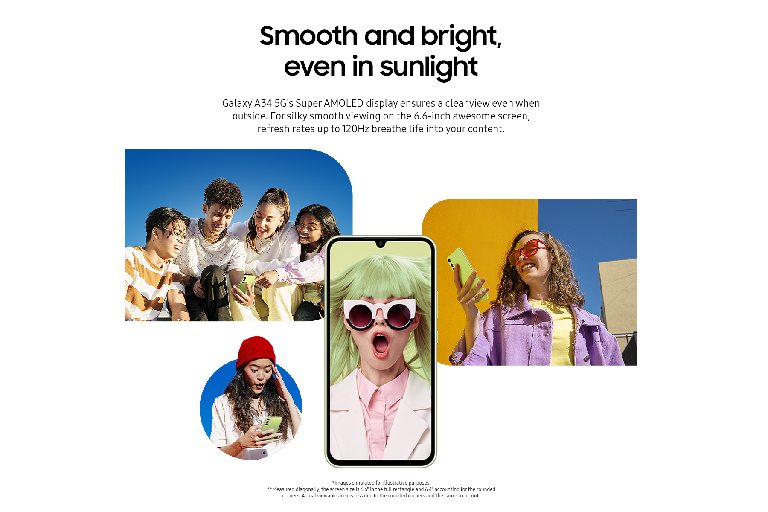 Buy Samsung Galaxy A34 5G 128GB - Awesome Graphite | Domayne AU