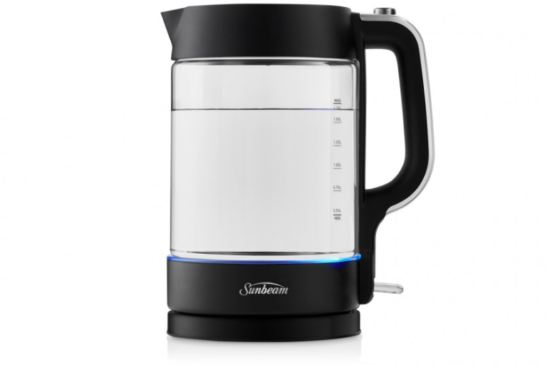 Buy Sunbeam 1.7L Glass Kettle - Black Classic | Domayne AU